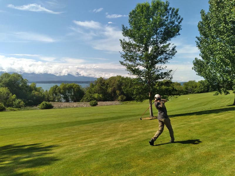 Polson Bay Golf - Hiking around Flathead Lake